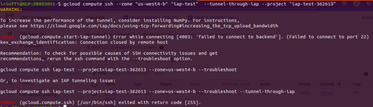 GCP – SSH into VMs without Public IP’s via IAP Tunneling (A better tutorial) – Pomba Labs